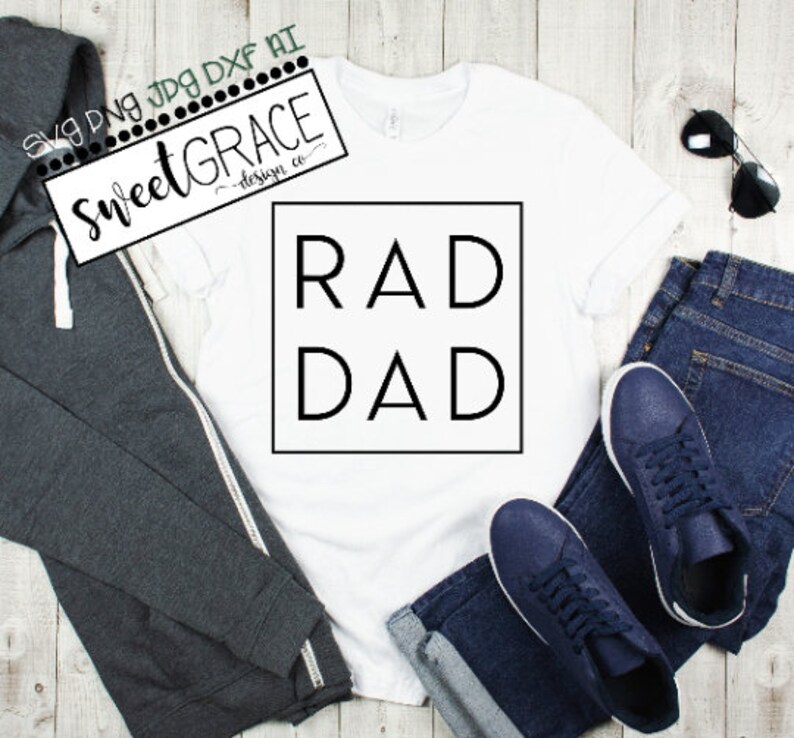 Rad Dad Svg Dad Svg Dad Shirt Design Rad Dad Cut Files - Etsy