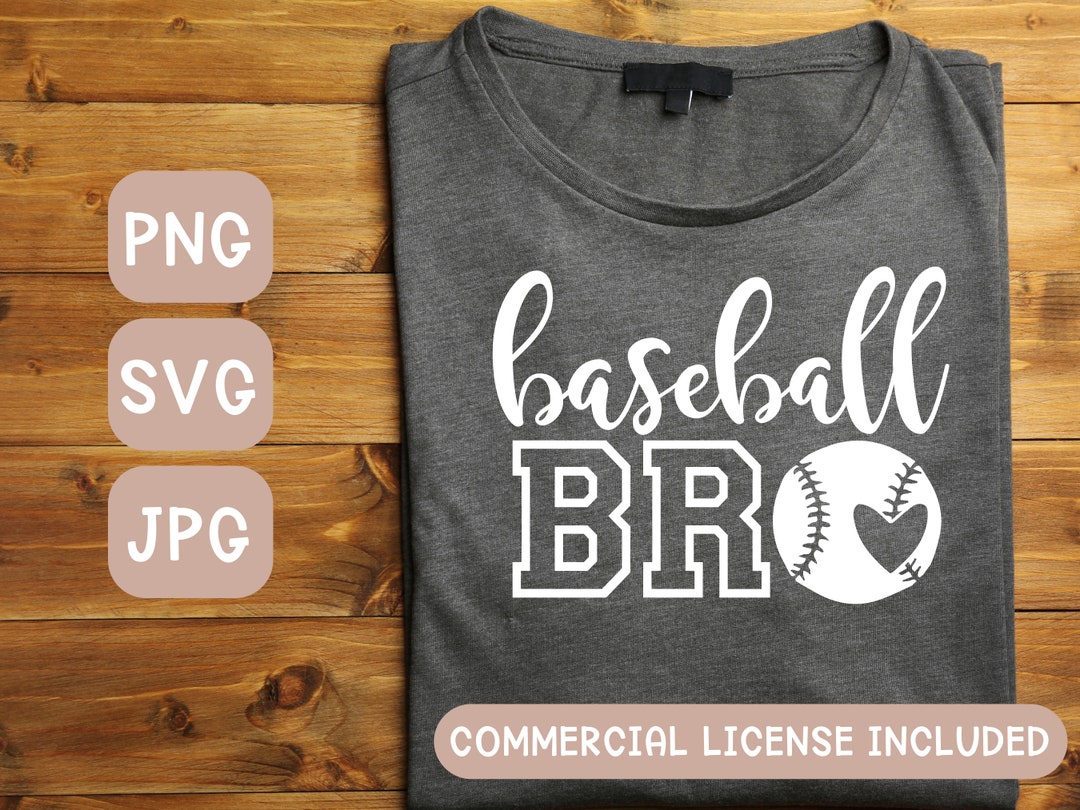 Baseball Brother SVG Design, Baseball Svg, Baseball Bro T-shirt Design ...