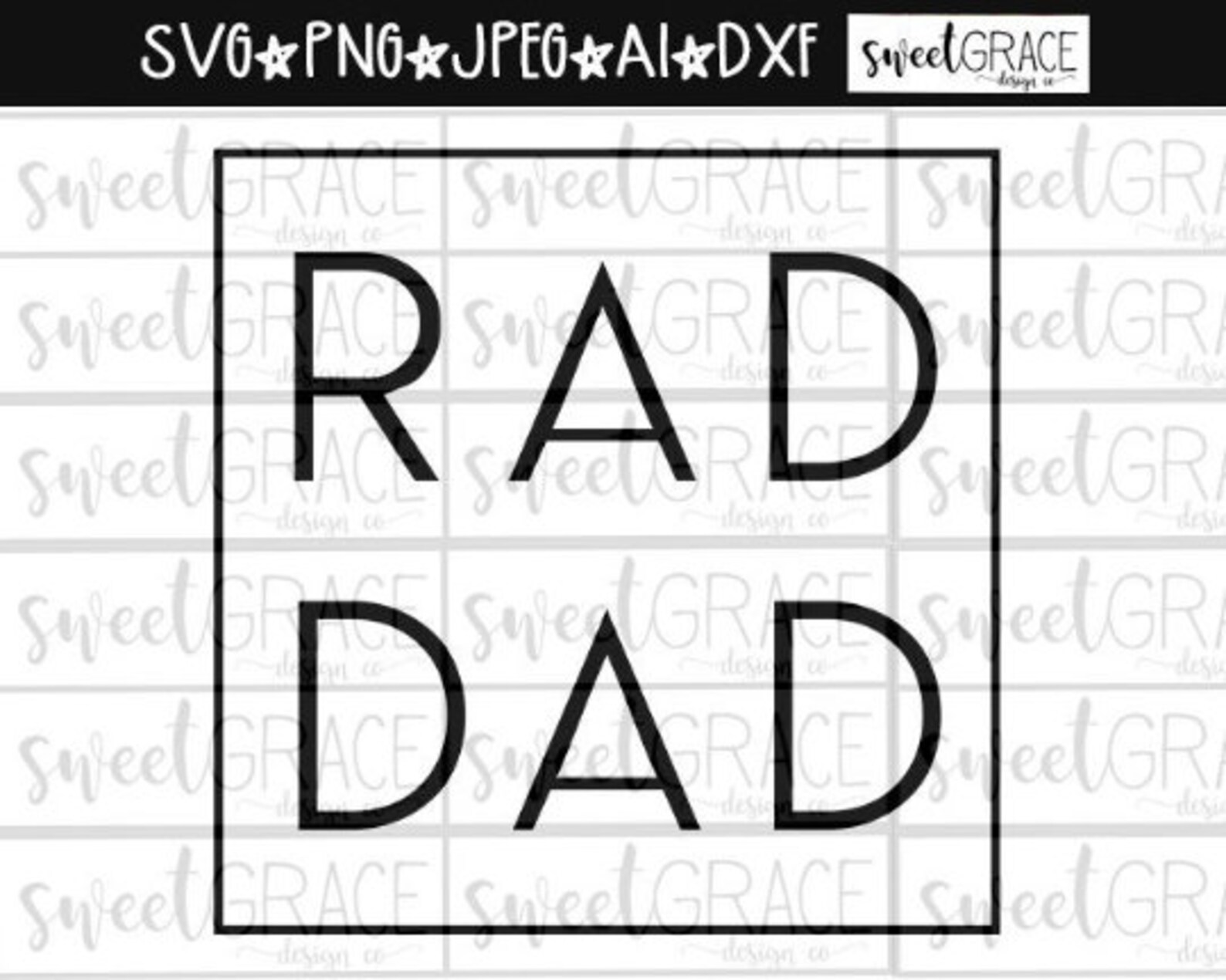 Rad Dad Svg Dad Svg Dad Shirt Design Rad Dad Cut Files - Etsy