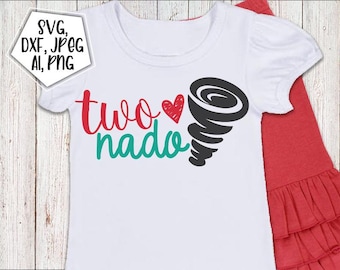 Twonado Birthday Svg - Etsy