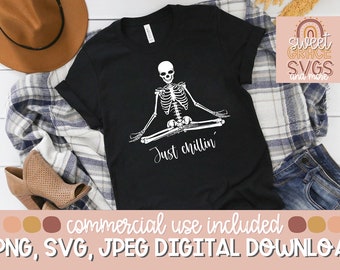 Just Chillin Svg - Etsy