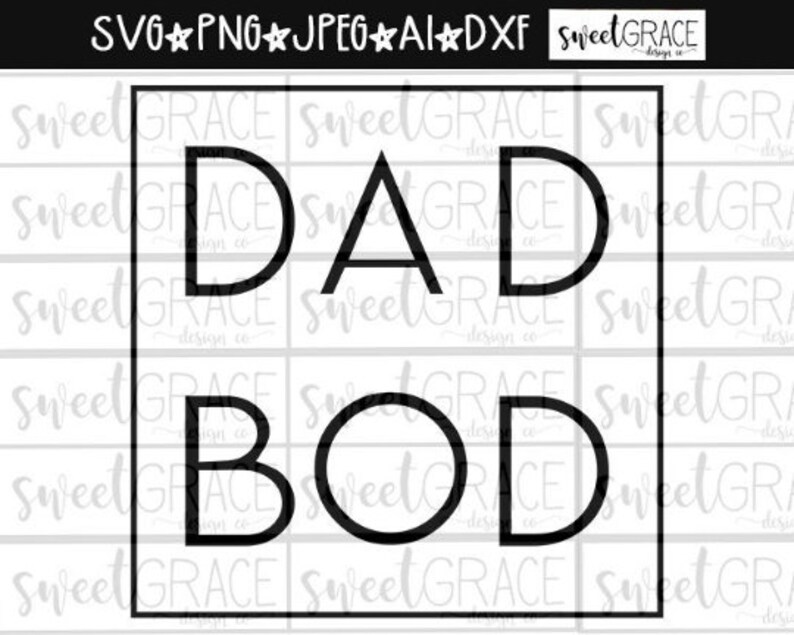 Dad Bod Svg Dad Svg Fathers Day Gift Dad Bod Shirt Design - Etsy