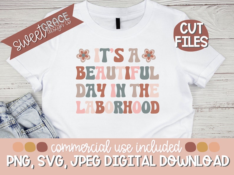 Its A Beautiful Day In The Laborhood Svg Landd Nurse Etsy