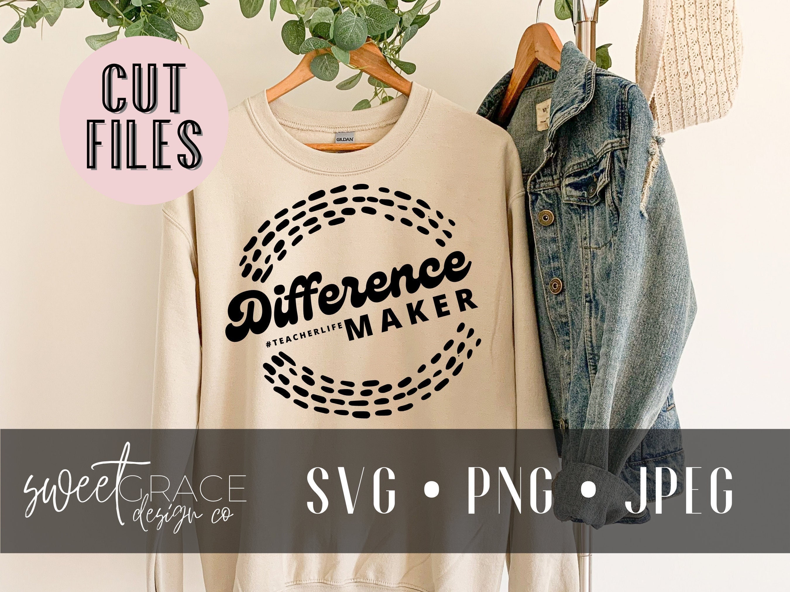 Difference Maker Svg Teacher Svg Teacher Life Svg Teacher | Etsy