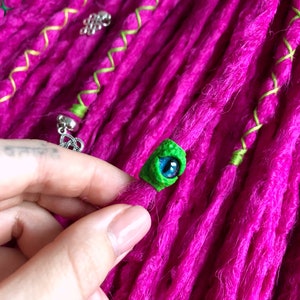 Pink Dreads, DE Dreads, Hot Plum Dreadlocks, Crochet Dreads - Etsy