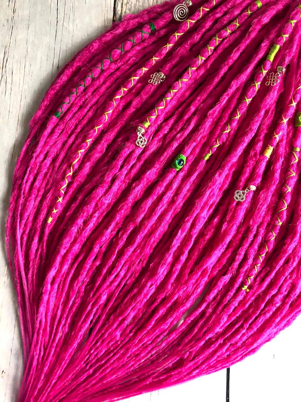 Pink Dreads DE Dreads Hot Plum Dreadlocks Crochet Dreads - Etsy