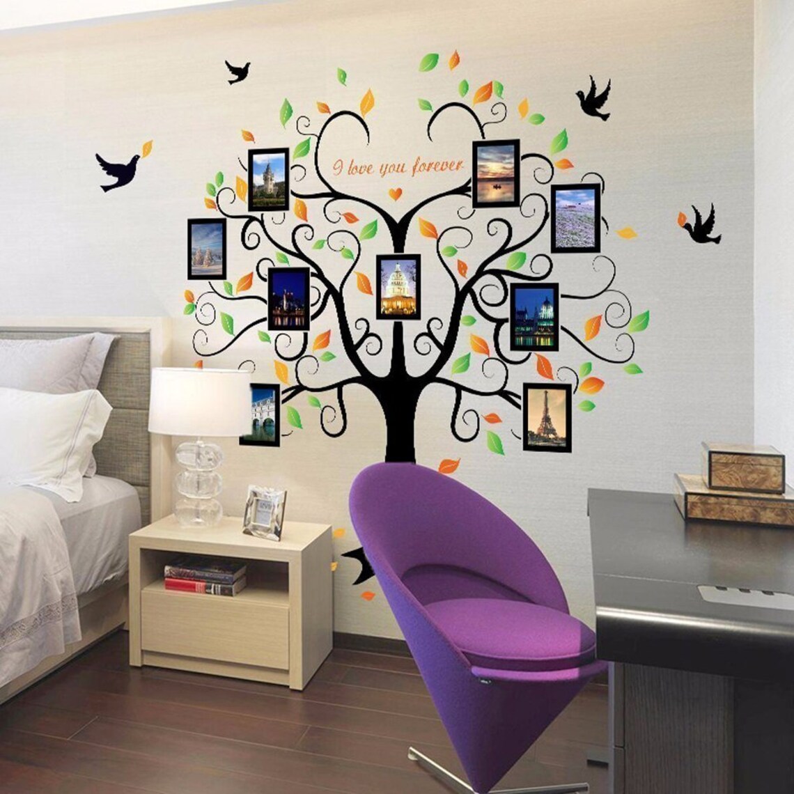 Family Tree Wall Art Stickers Family Tree Wall Art Photo - Etsy