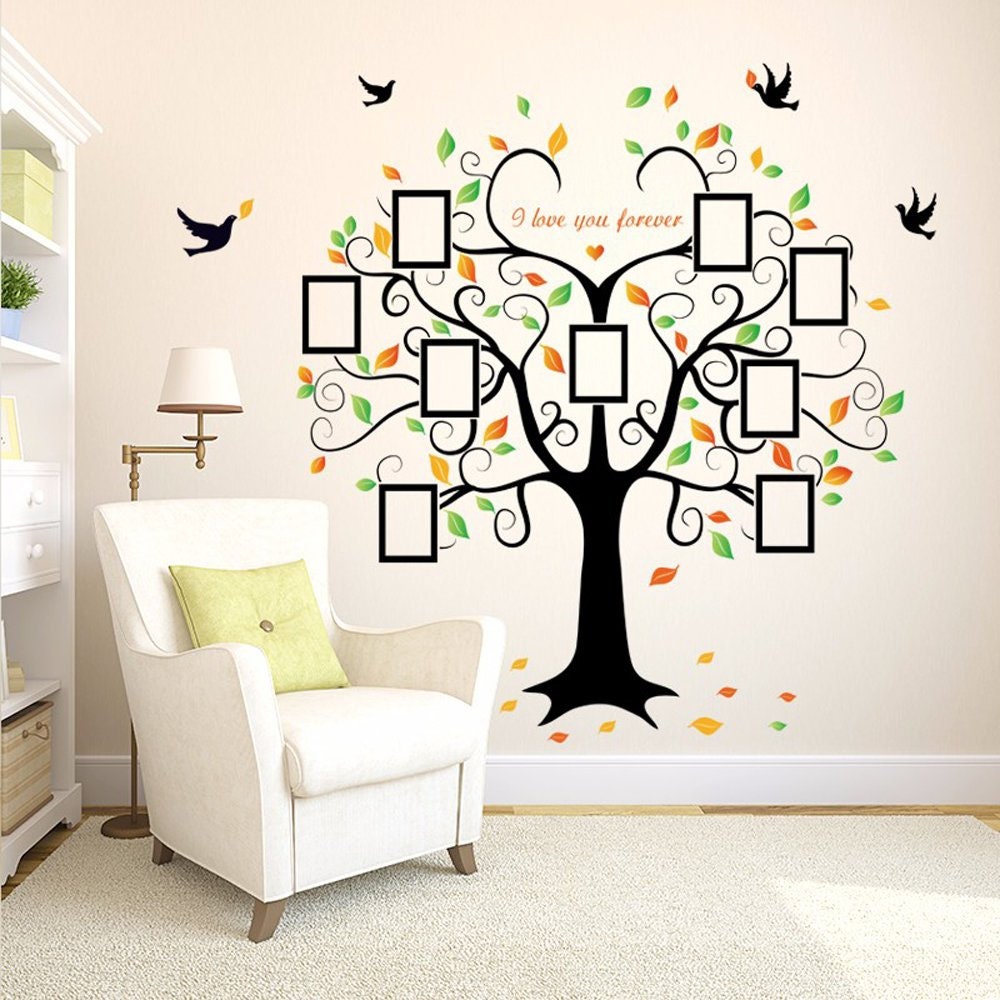 Family Tree Wall Art Stickers Family Tree Wall Art Photo - Etsy