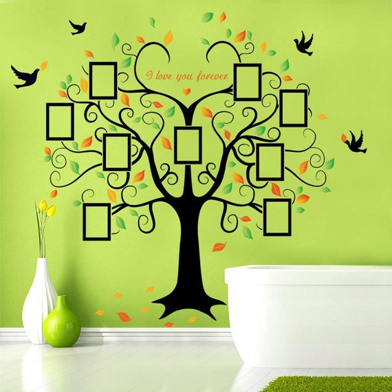 Family Tree Wall Art Stickers Family Tree Wall Art Photo | Etsy