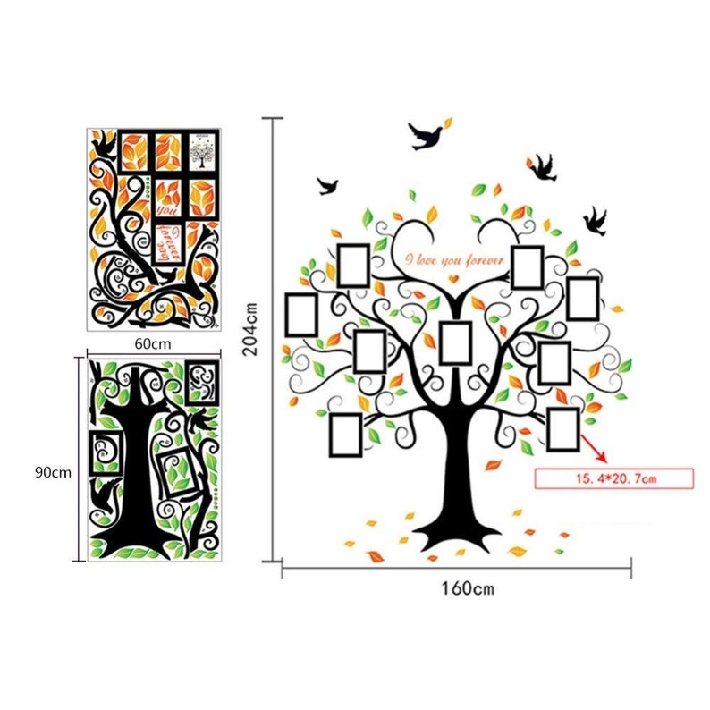 Family Tree Wall Art Stickers Family Tree Wall Art Photo - Etsy