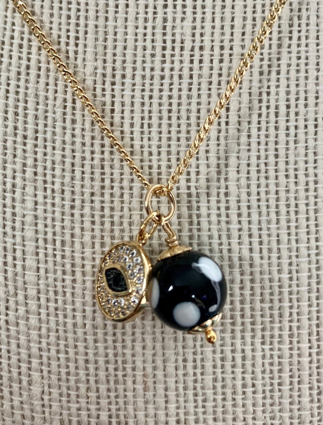 Cabo Verde Conta Di Ojo Evil Eye Chain Necklace - Etsy