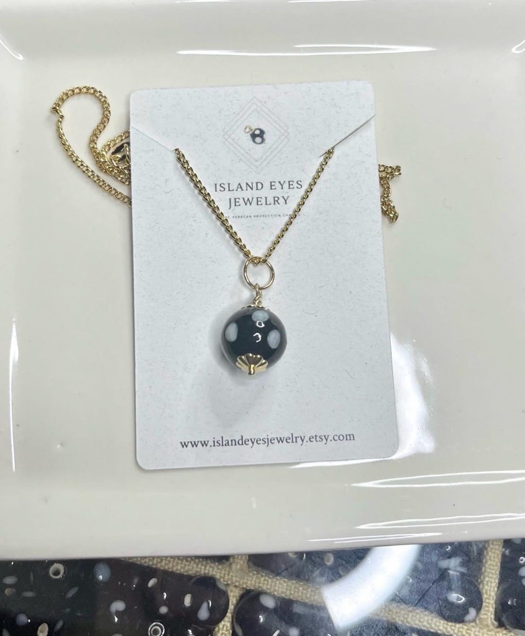 Conta Di Ojo Chain Necklace - Etsy