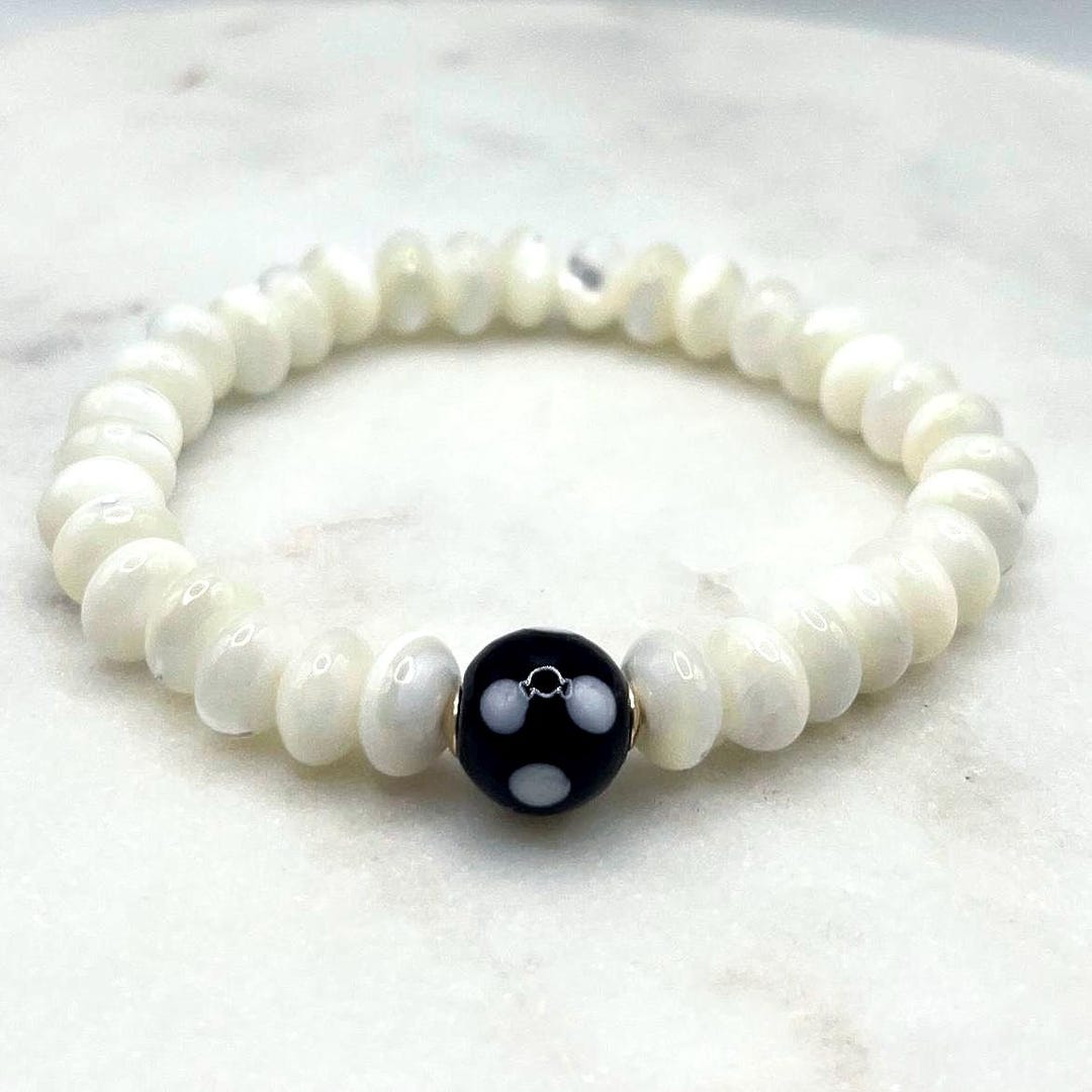Pearl Conta Di Ojo Bracelet - Etsy