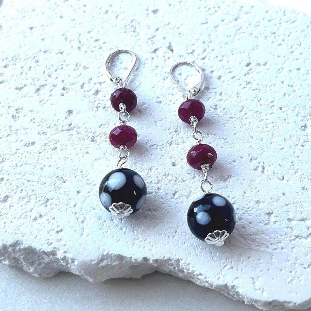 Conta Di Ojo Drop Earrings - Etsy