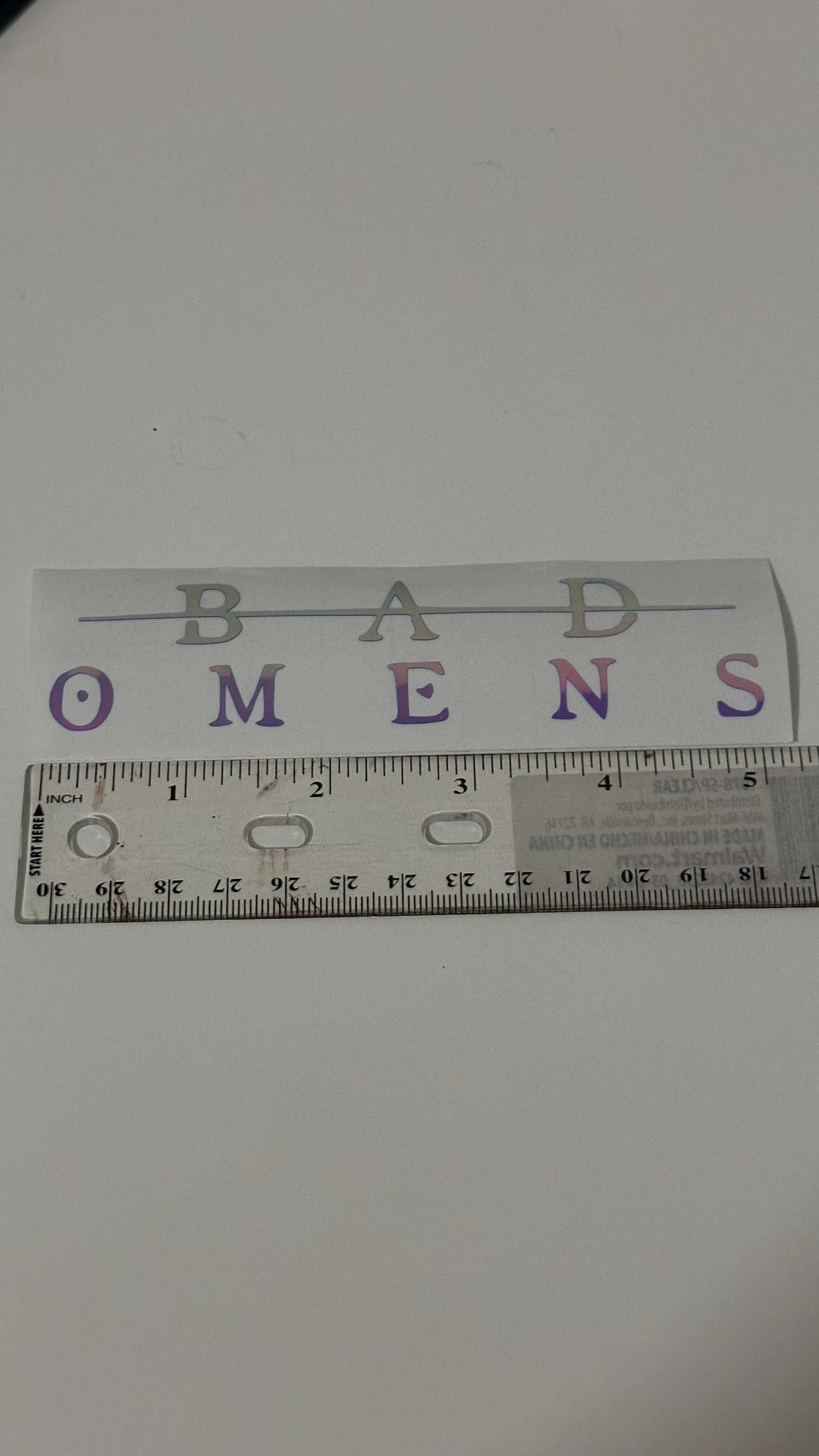 Bad Omens Band Name Logo Vinyl Decal - Etsy