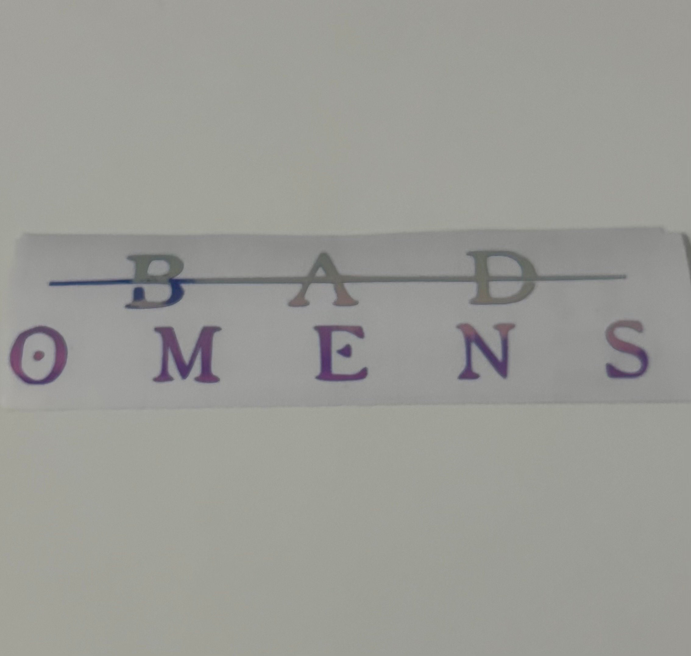 Bad Omens Band Name Logo Vinyl Decal - Etsy