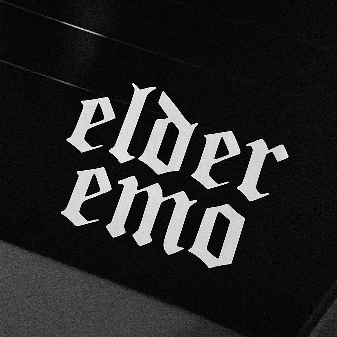 Elder Emo Decal Vinyl Sticker - Etsy