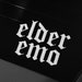 Elder Emo Decal Vinyl Sticker - Etsy