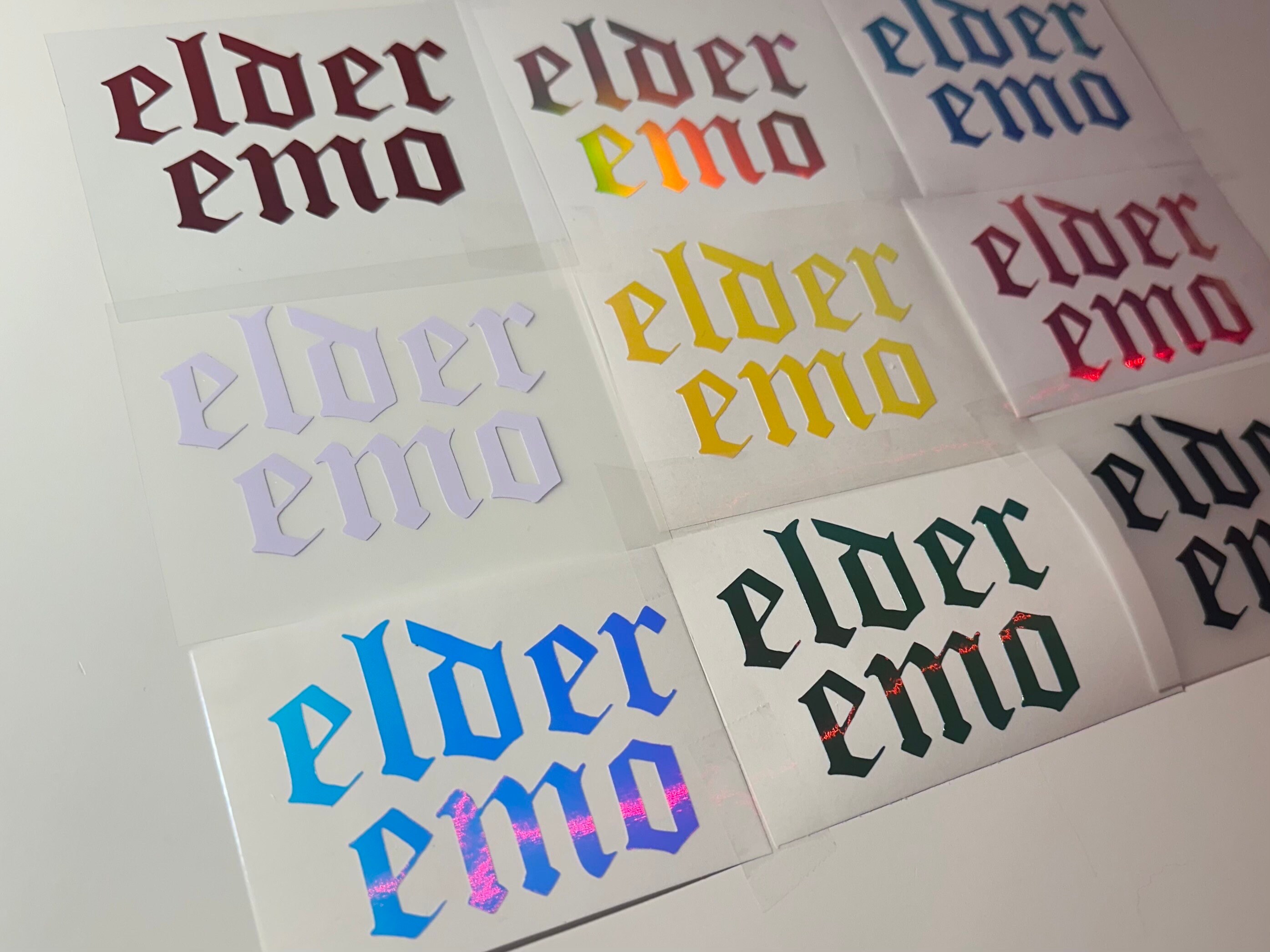 Elder Emo Decal Vinyl Sticker - Etsy
