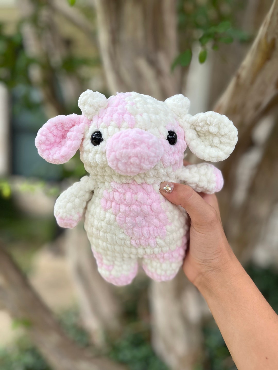 Crochet Pink Cow Pattern - Etsy