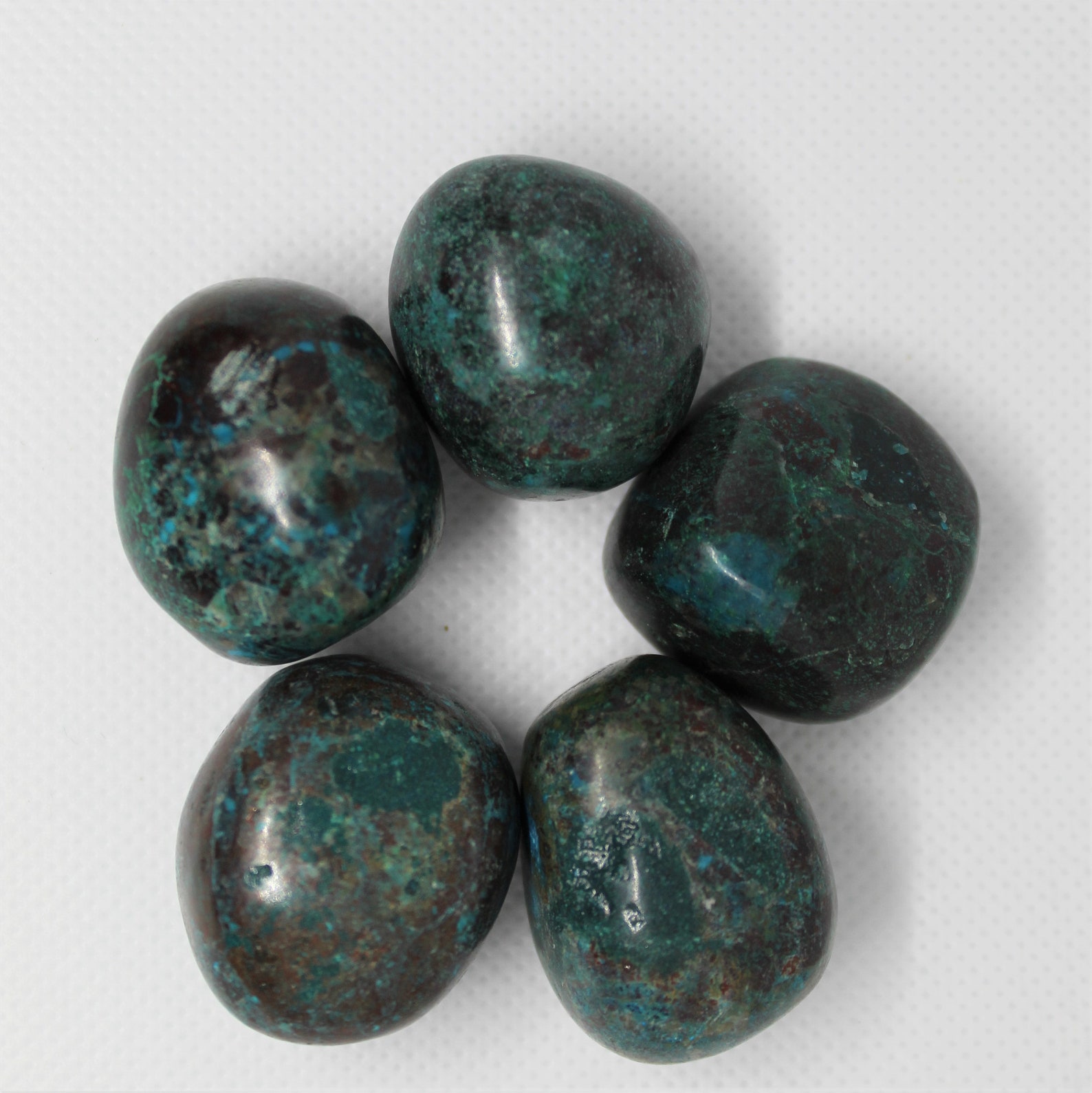 Polished Blue Chrysocolla Medium Size | Etsy