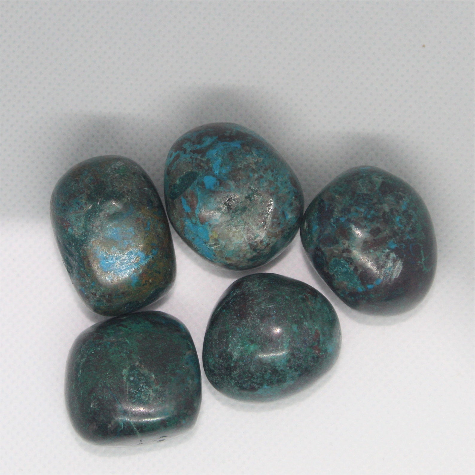 Polished Blue Chrysocolla Medium Size | Etsy