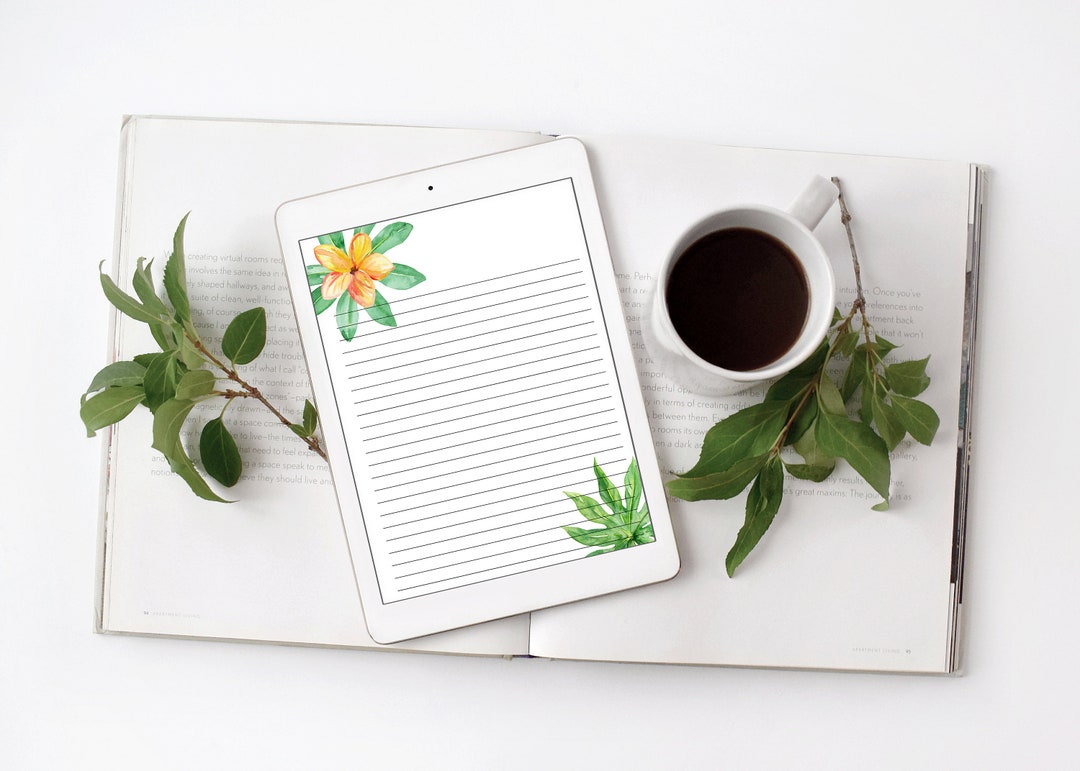 Tropical Letter Writing Stationery Set - Etsy
