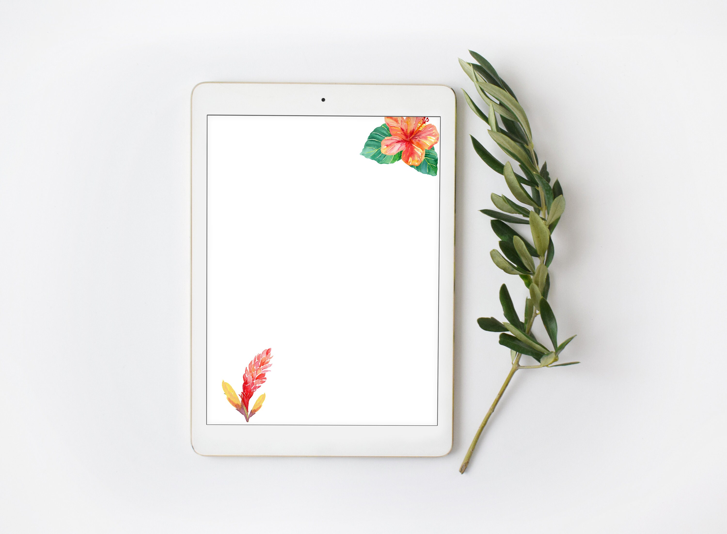 Tropical Letter Writing Stationery Set - Etsy