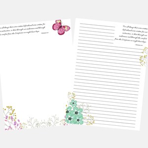Spring Letter Writing Stationery Set - Etsy