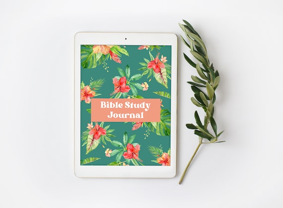 JW Bible Study Journal With Hyperlinks & Digital Stickers | Etsy