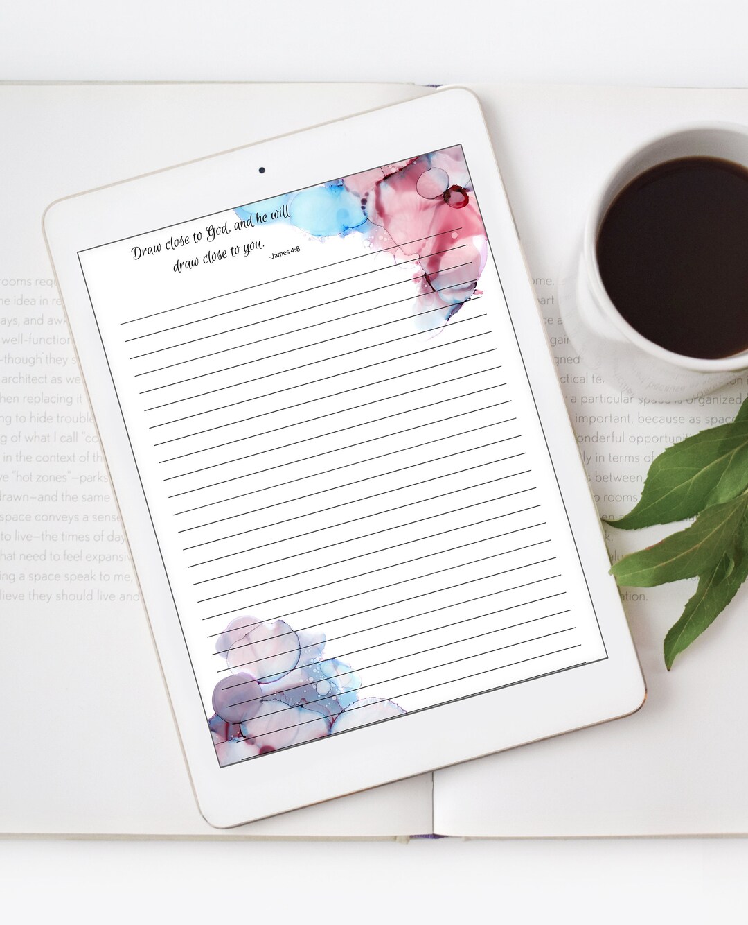 Watercolor Letter Writing Stationery Set - Etsy