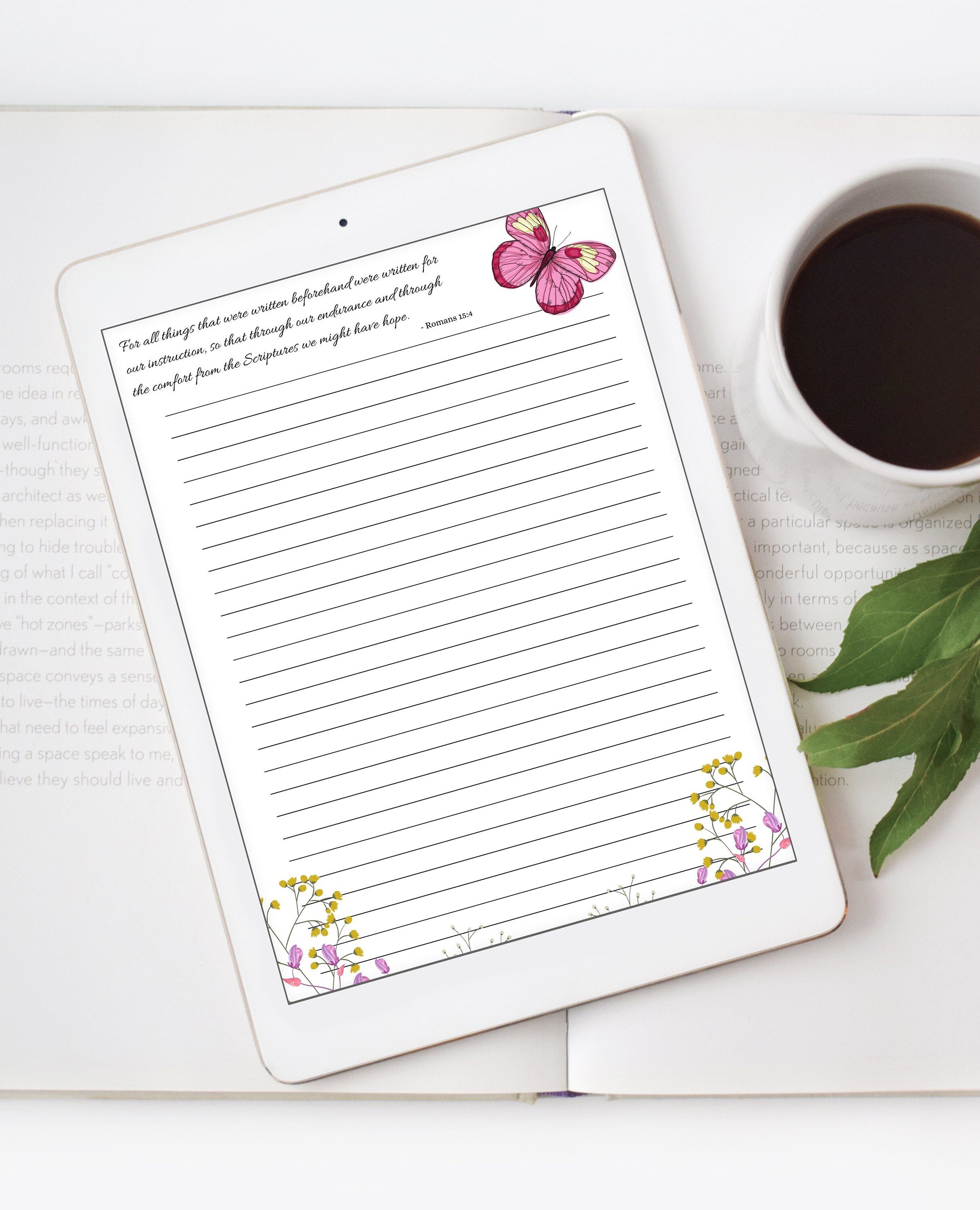 Spring Letter Writing Stationery Set - Etsy