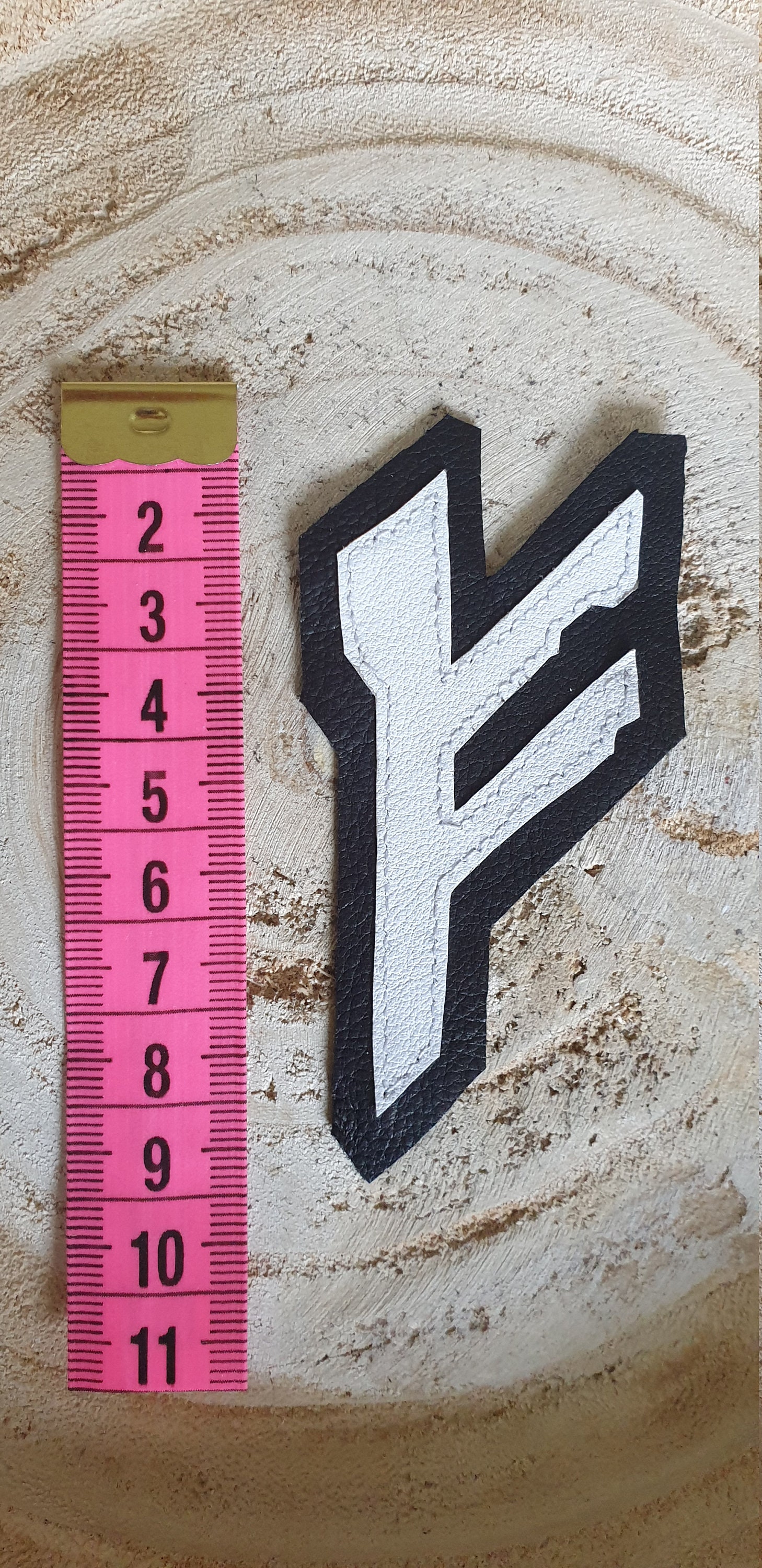 NECROMANCER RUNES Runes in fine glove leather patch // | Etsy