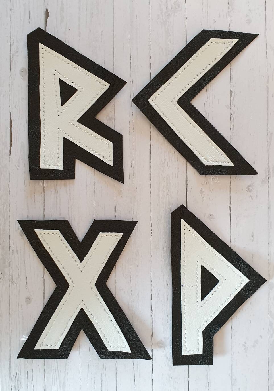 ICONIC RUNES Runes / Patches / Patches Leather Applications - Etsy