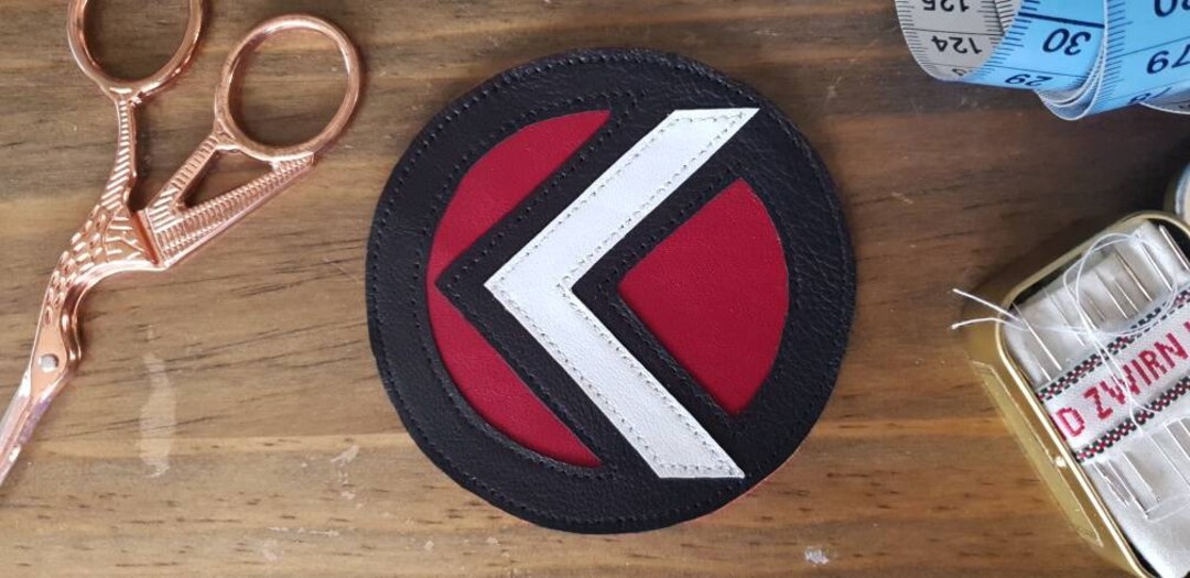 KENAZ kano / Kaunaz Round Runic Emblem Patch / Patch, Leather ...