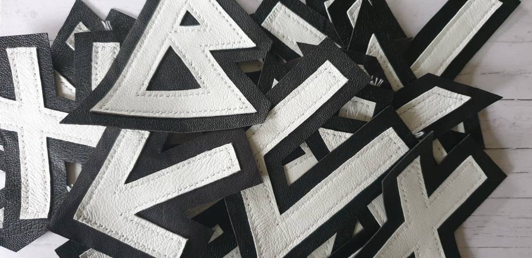 ICONIC RUNES Runes / Patches / Patches Leather Applications - Etsy