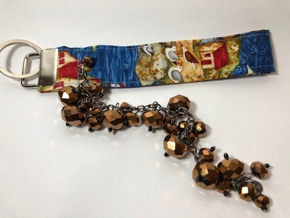 Beaded Lighthouse Keychain | Etsy