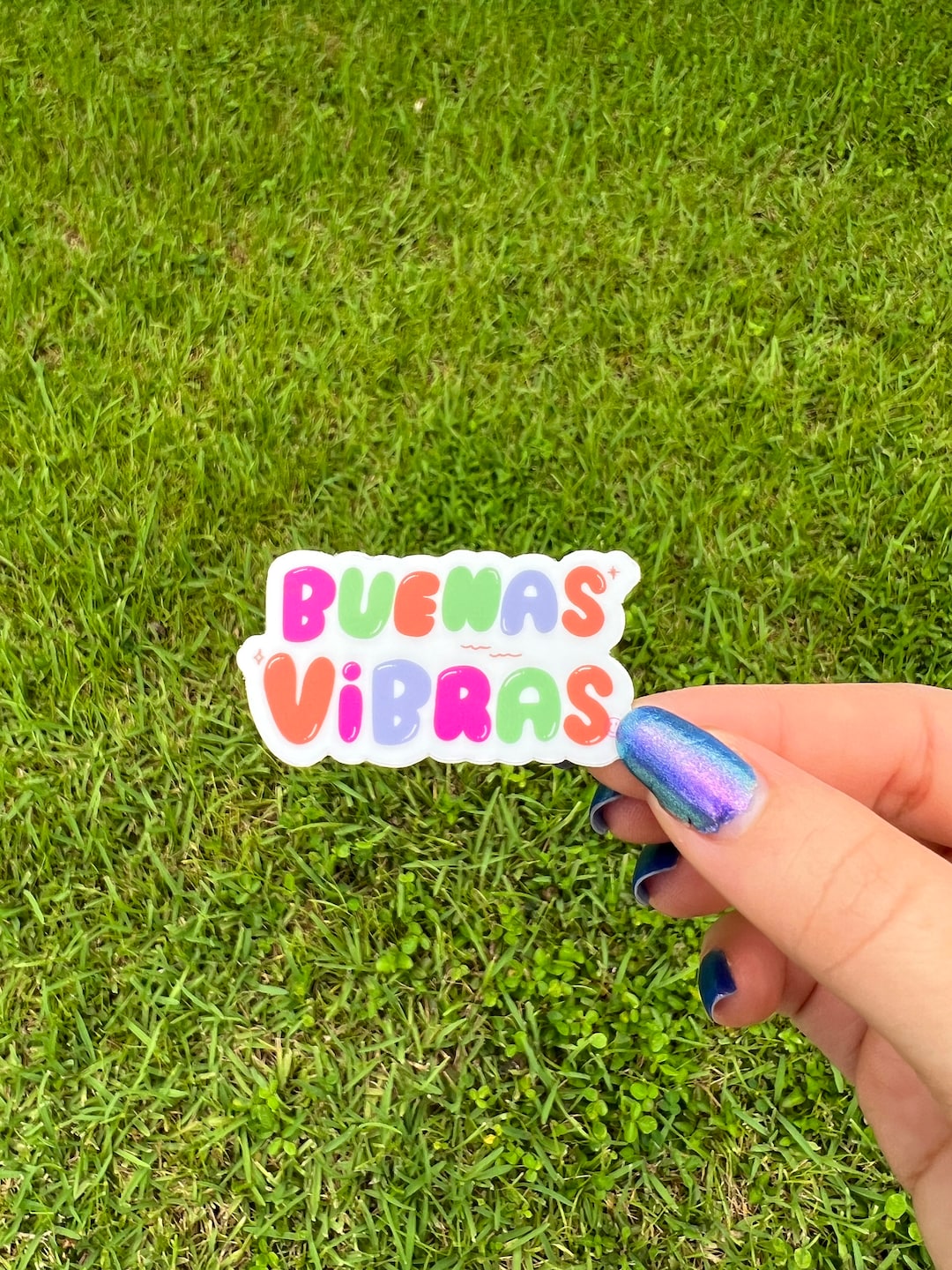 Buenas Vibras Die-cut Matte Vinyl Sticker | Motivational Quotes | Best ...