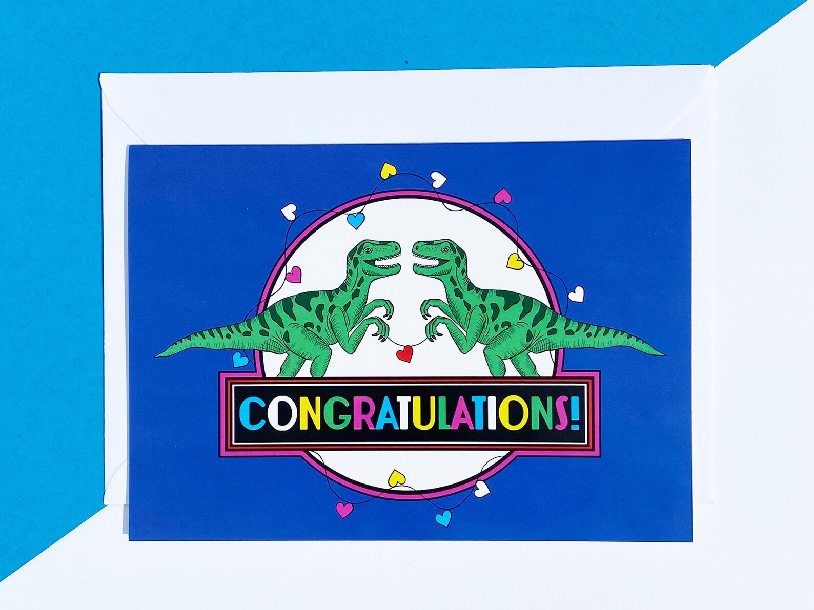 Congratulations Dinosaur Card Non Traditional Wedding Card - Etsy UK