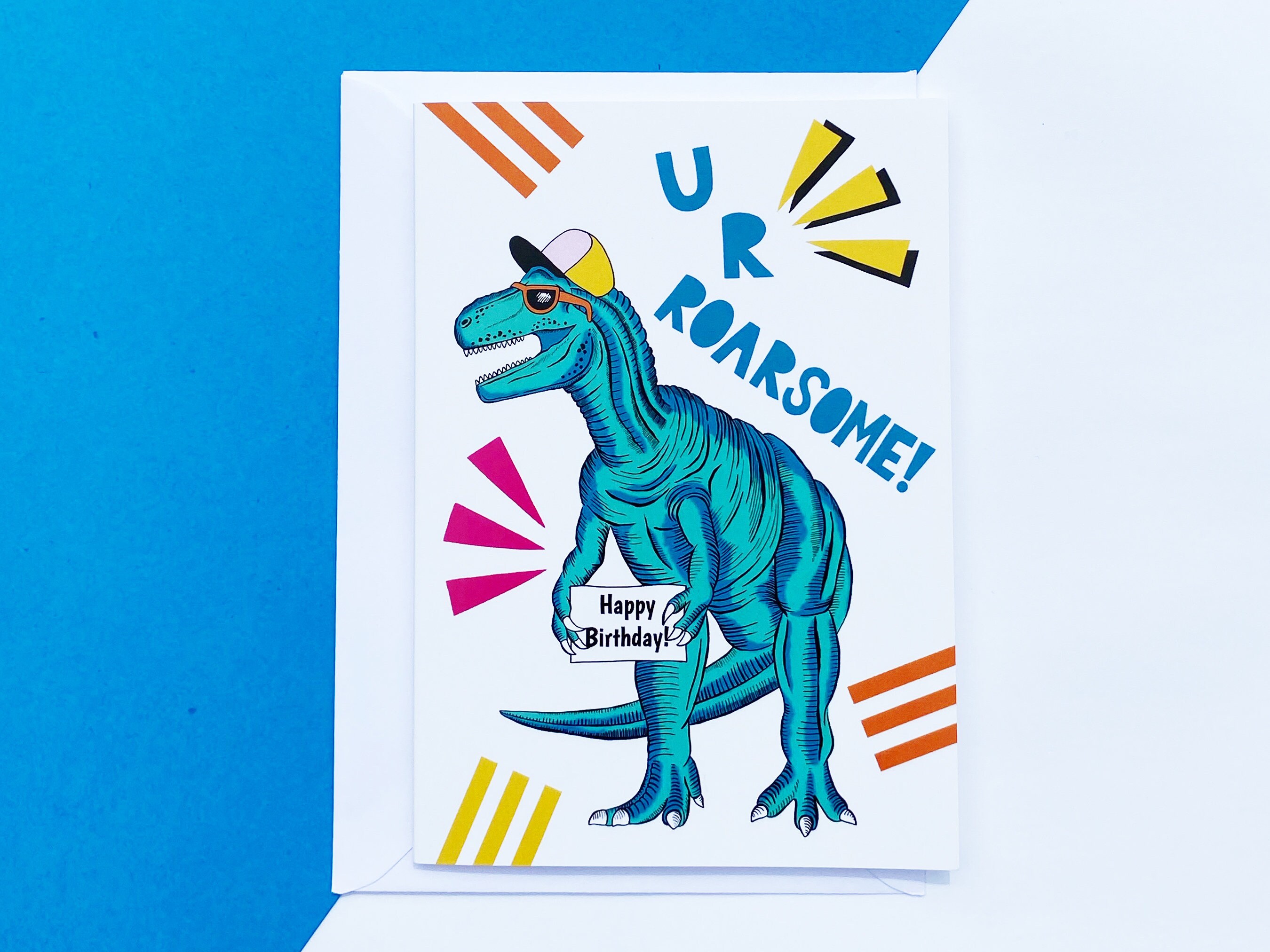 7th Birthday Card 7 T-rex Birthday Card Dinosaur T-rex Card - Etsy UK