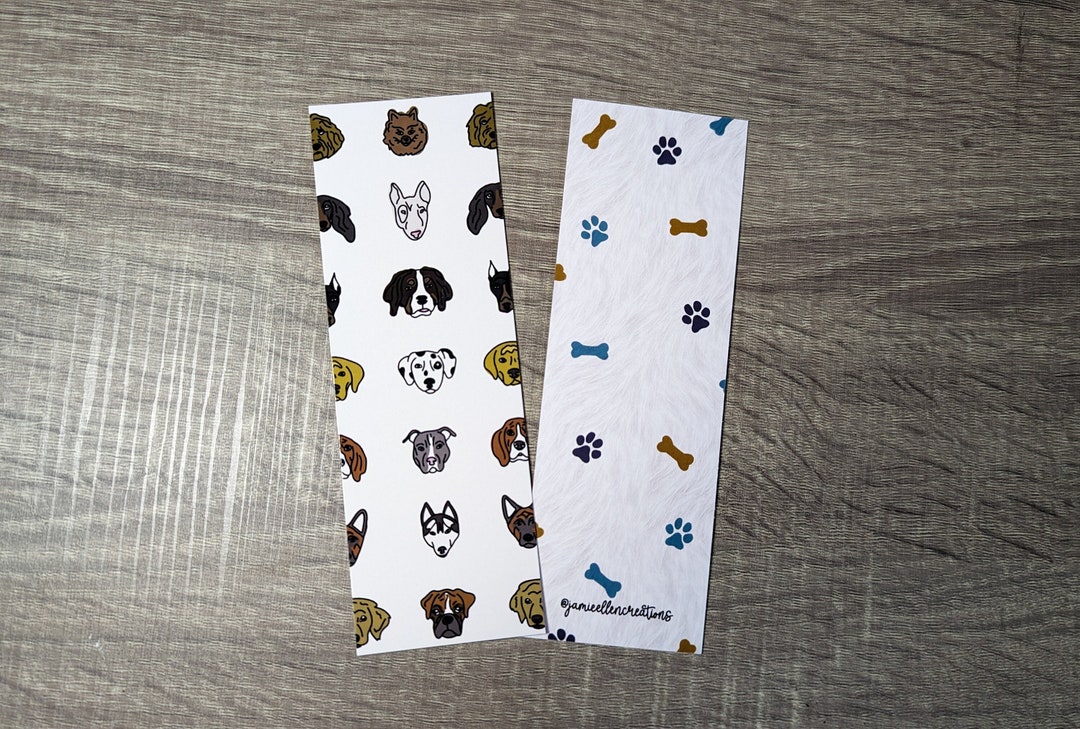 Dog Bookmark | Golden Retriever Bookmark | Dog Lover Gift | Dalmation ...