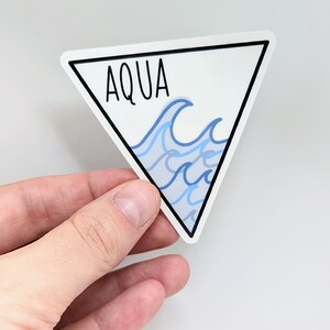 Zodiac Academy Stickers Four Elements Stickers Gift for Readers Aqua ...