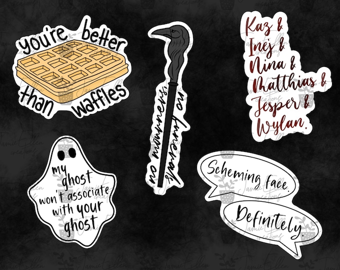 Six of Crows-inspired Iron-on Patches Crooked Kingdom-inspired ...