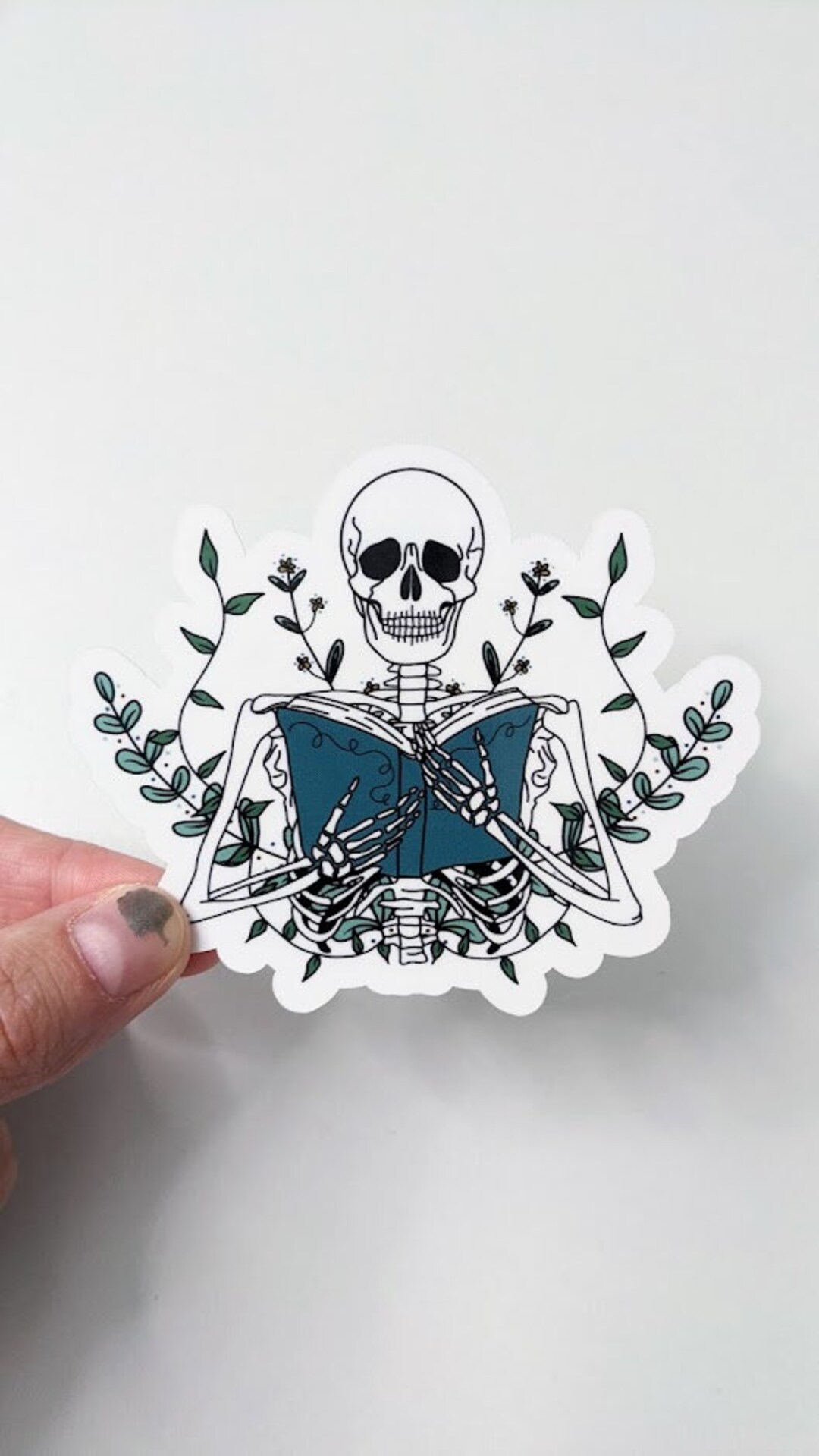 Reading Sticker | Funny Vinyl Sticker | Bookish Sticker | Book Lover ...