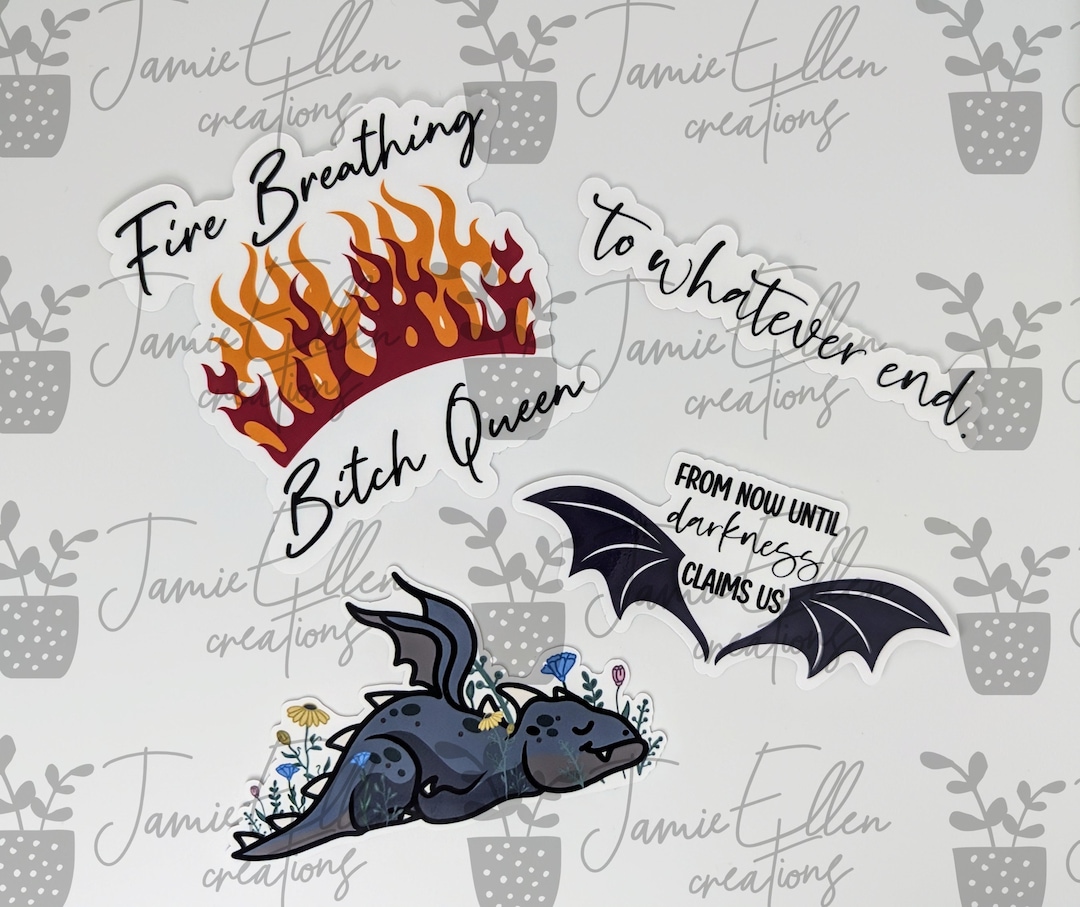 Throne of Glass Inspired Tog Stickers Terrasen Stickers SJM Inspired ...