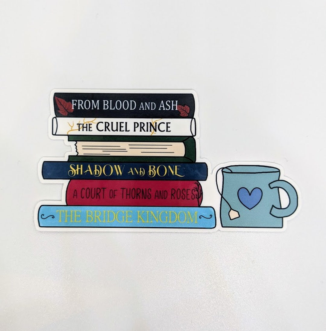 Book Sticker Booktok Sticker Bookstagram Sticker Fantasy - Etsy