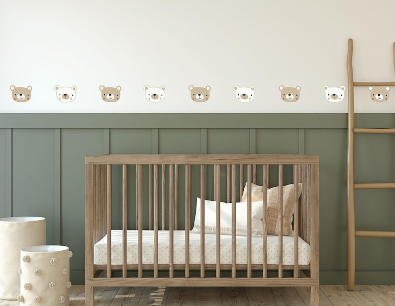 Teddy Bear Wall Decal Stickers | Children's Nursery Wall Art | Playroom ...