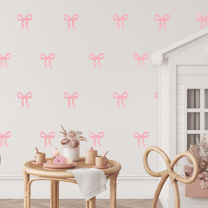 Bow Bedroom Wall Stickers - Etsy UK