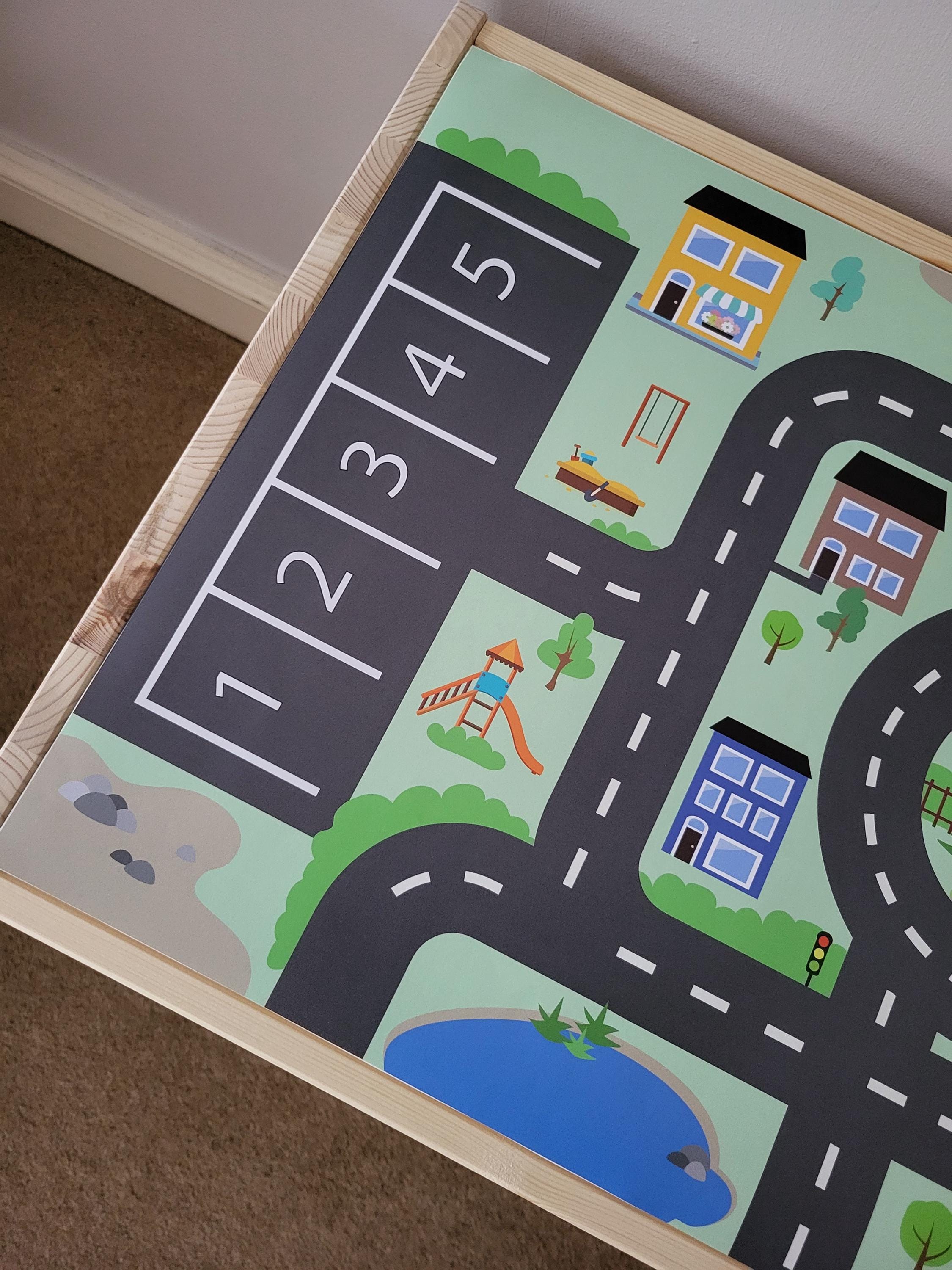 Road Map Furniture Sticker IKEA Trofast | Children's Road Map | Nursery ...