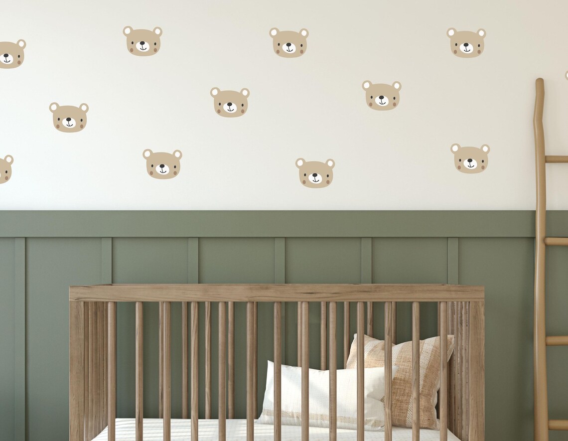 Teddy Bear Wall Decal Stickers | Children's Nursery Wall Art | Playroom ...